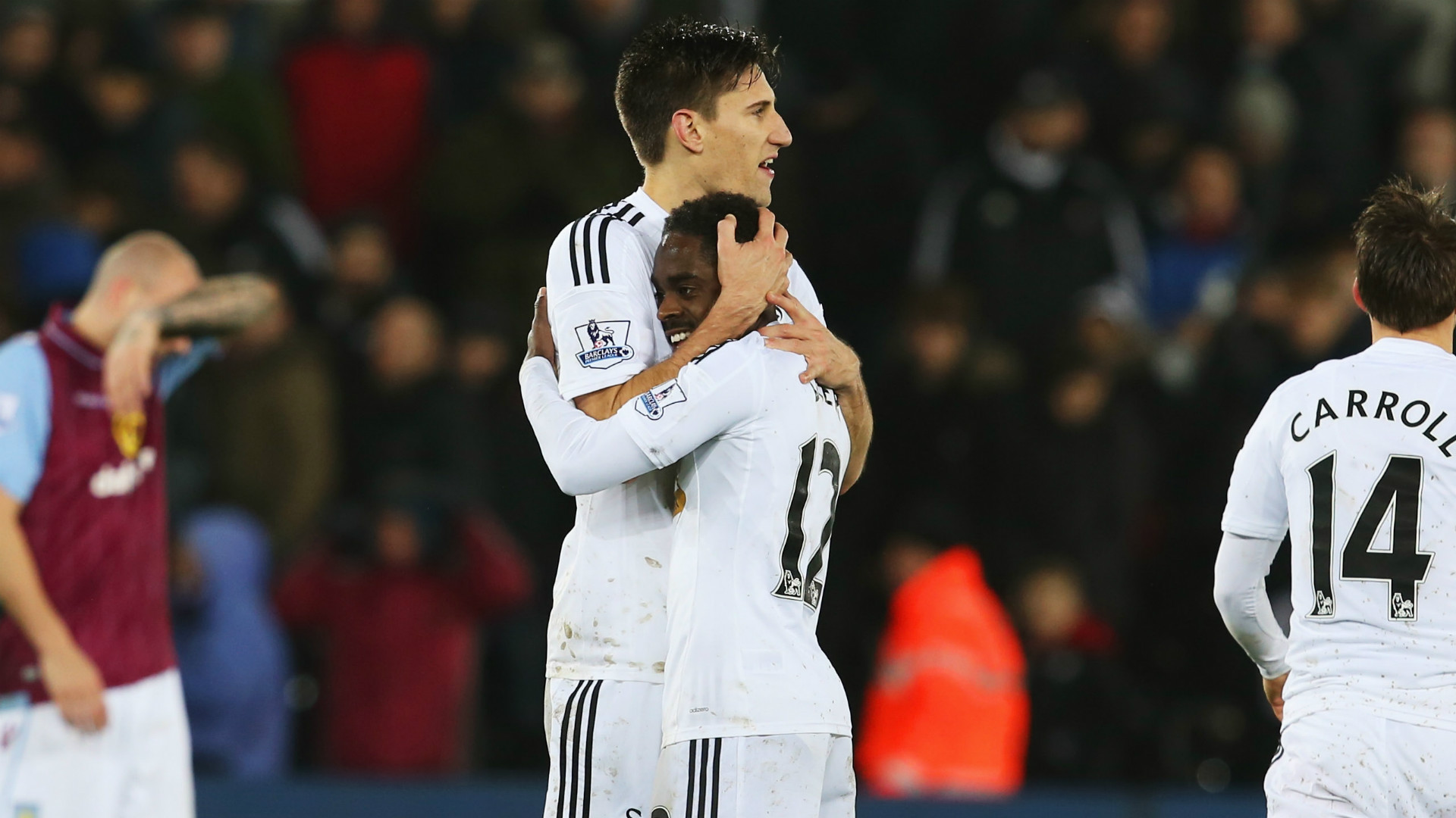 Federico Fernandez Swansea Aston Villa Premier League - Goal.com Federico Fernandez Swansea Aston Villa Premier League - Goal.com