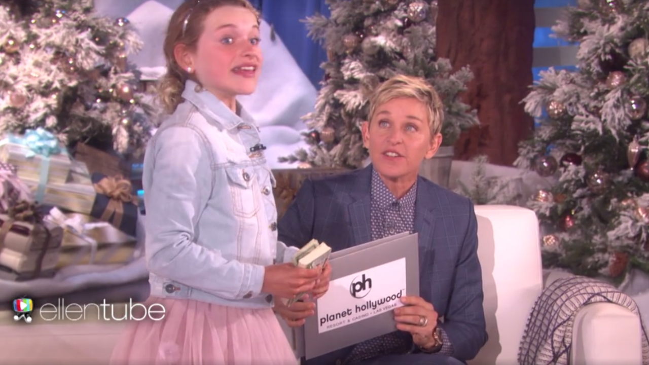 Watch Sabre Norris Makes A Splash On The Ellen Show Other Sports Sporting News