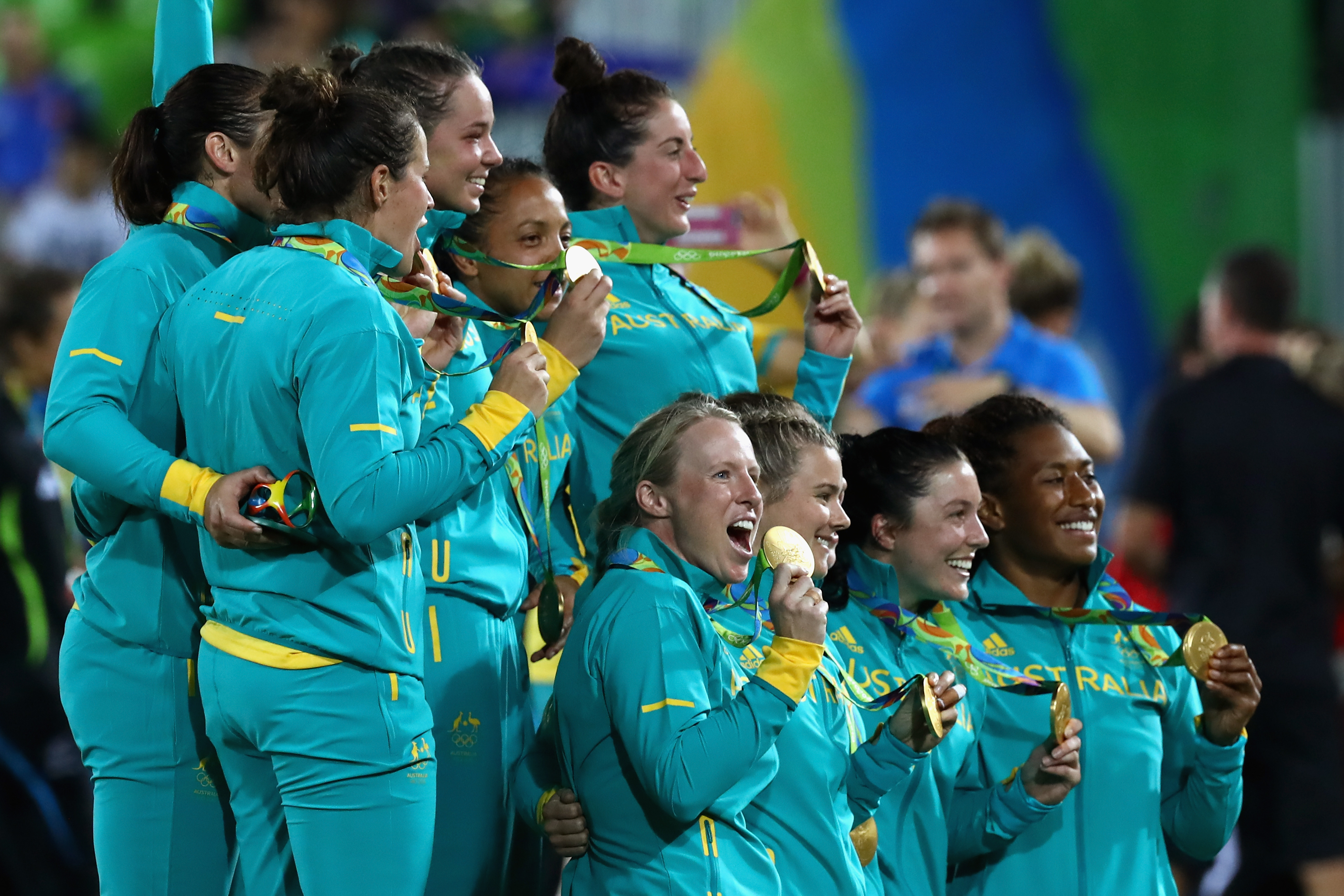 Womens Rugby Sevens Gold Medal Labelled Soft By Former Olympic Great
