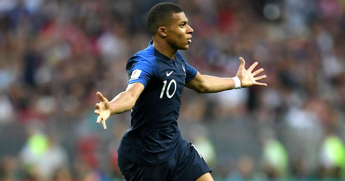 Frankreich-Star Kylian Mbappe als bester Nachwuchsspieler der WM 2018 ...