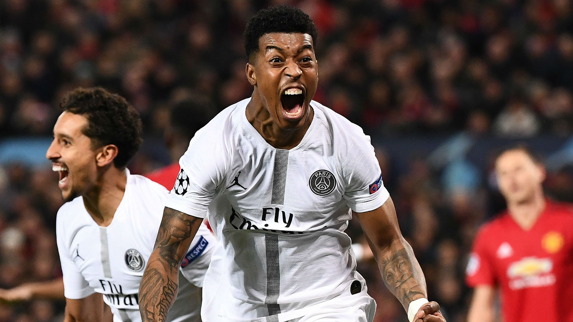 Manchester United 0-2 PSG: Presnel Kimpembe very lucky not to be sent ...
