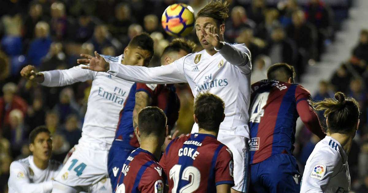 El arte de cabecear de Sergio Ramos