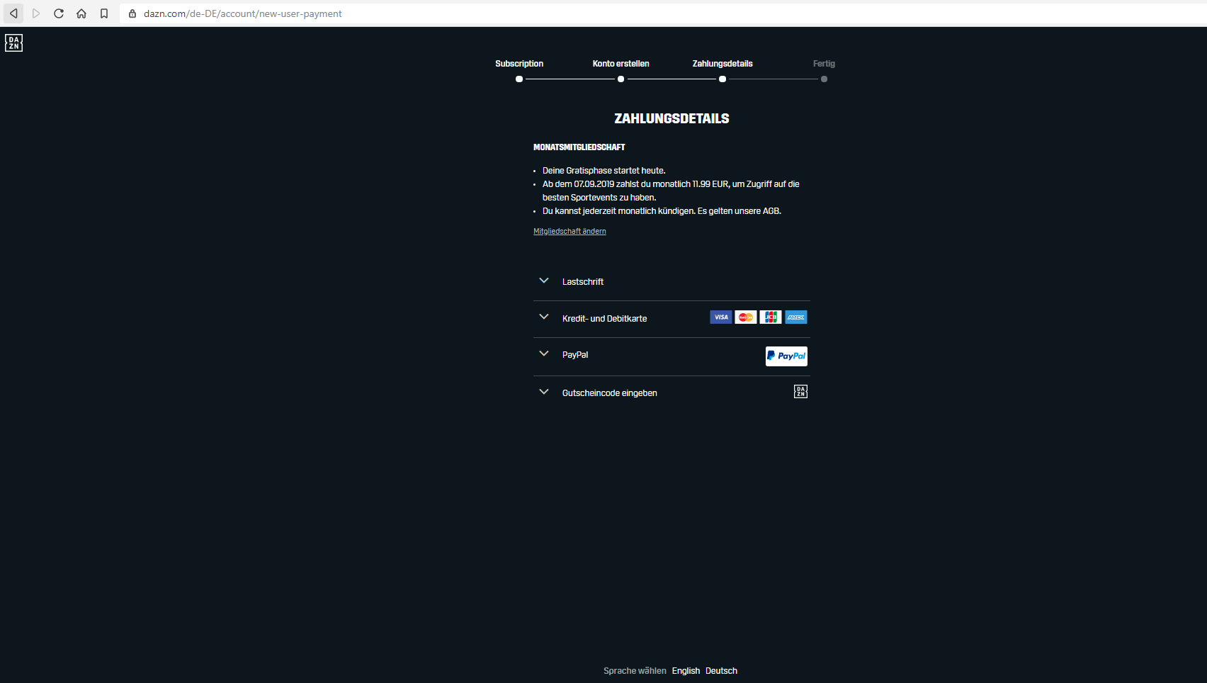 Dazn Login