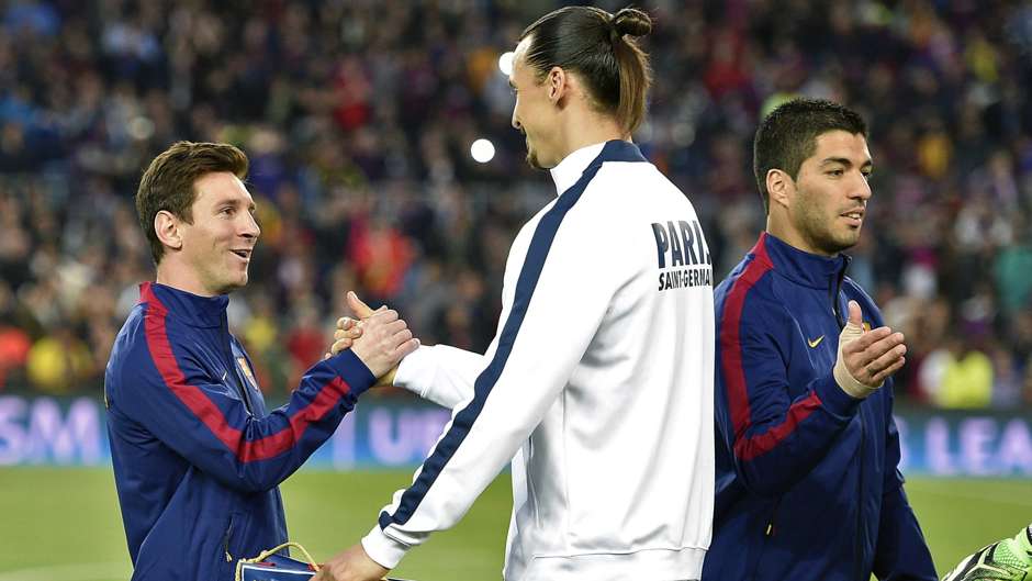 Lionel Messi And Zlatan Ibrahimovic