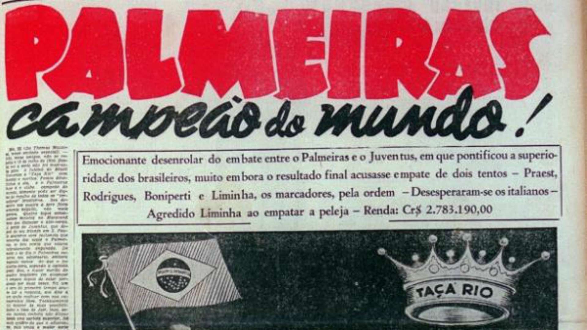 65 anos da Copa Rio de 1951: lembre 14 fatos e curiosidades do Mundial ...