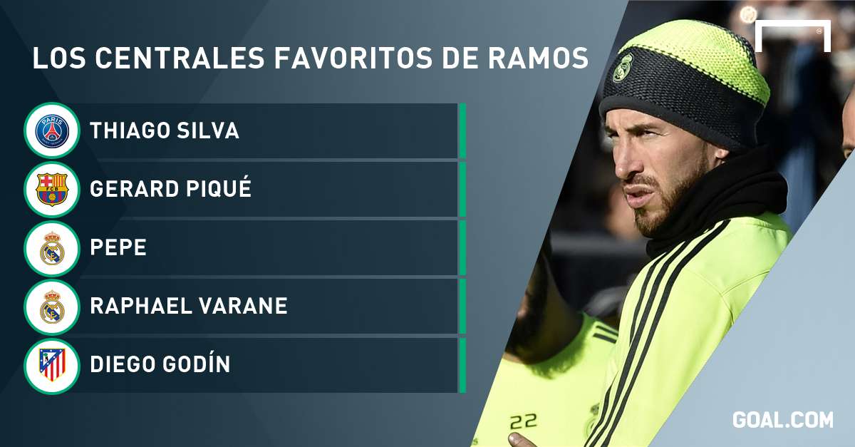 Sergio Ramos elige a sus cinco centrales favoritos