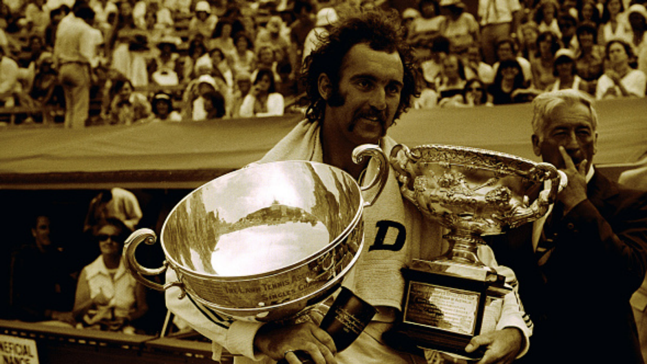 Mark Edmondson winning the Australian Open in 1976 - Goal.com