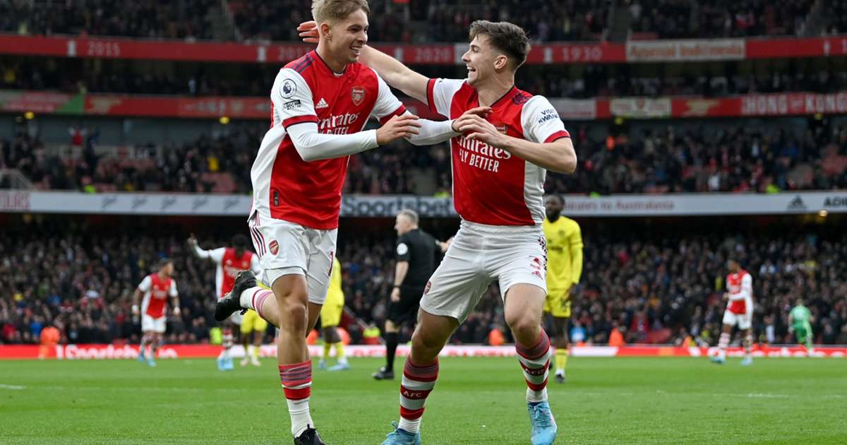 Arsenal 2-1 Brentford: Smith Rowe and Saka nudge Arsenal closer to top four
