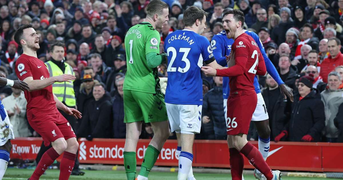 Liverpool and Everton charged for 'mass confrontation' in Merseyside derby
