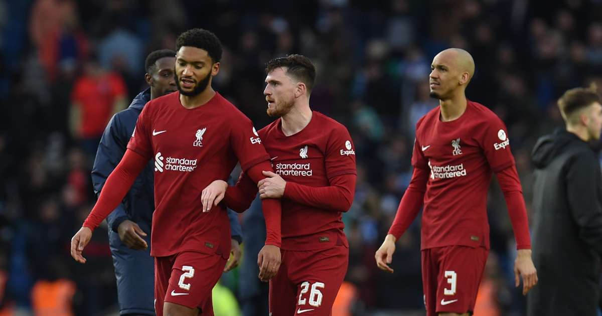 Liverpool 'nowhere near good enough this season', says Robertson after ...