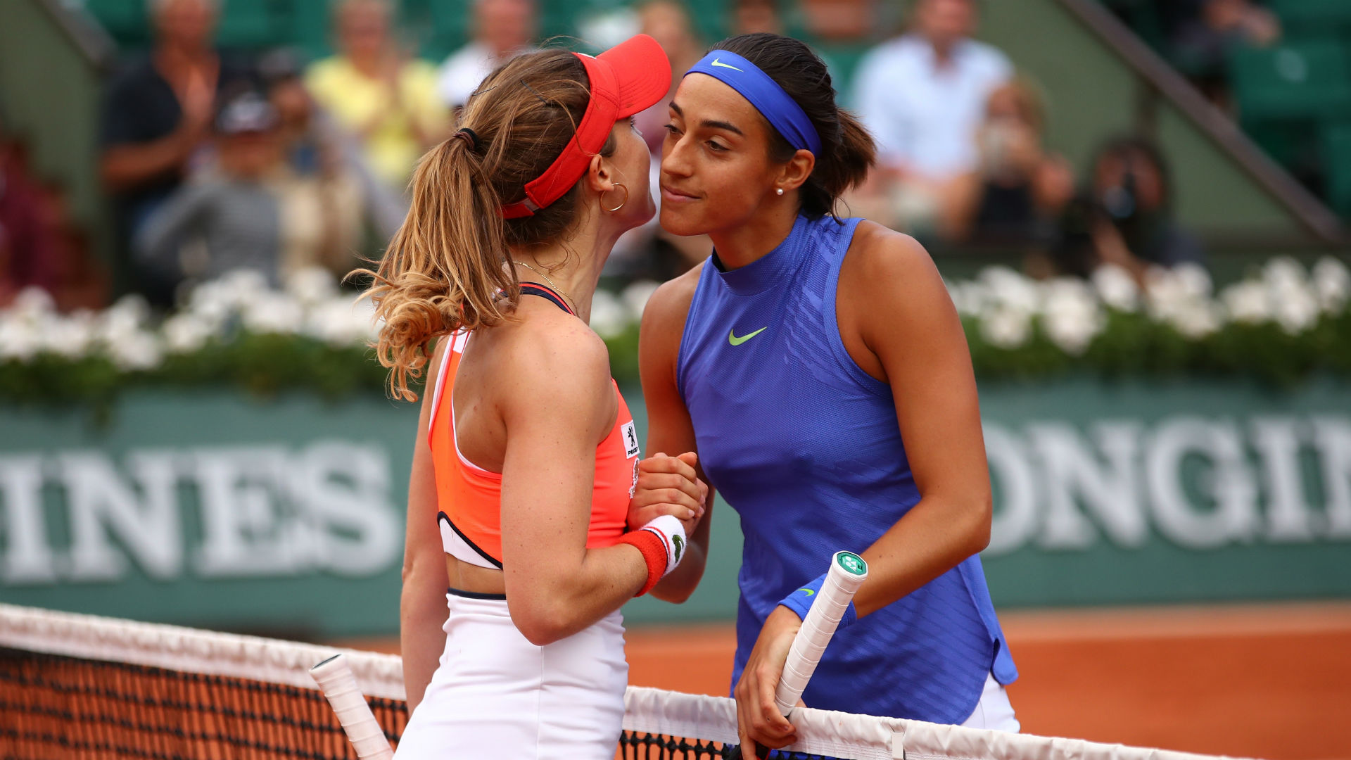 WATCH: Feuding French players share kiss after Roland Garros match ...