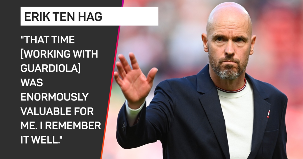 Guardiola calls on Man Utd to give Ten Hag time