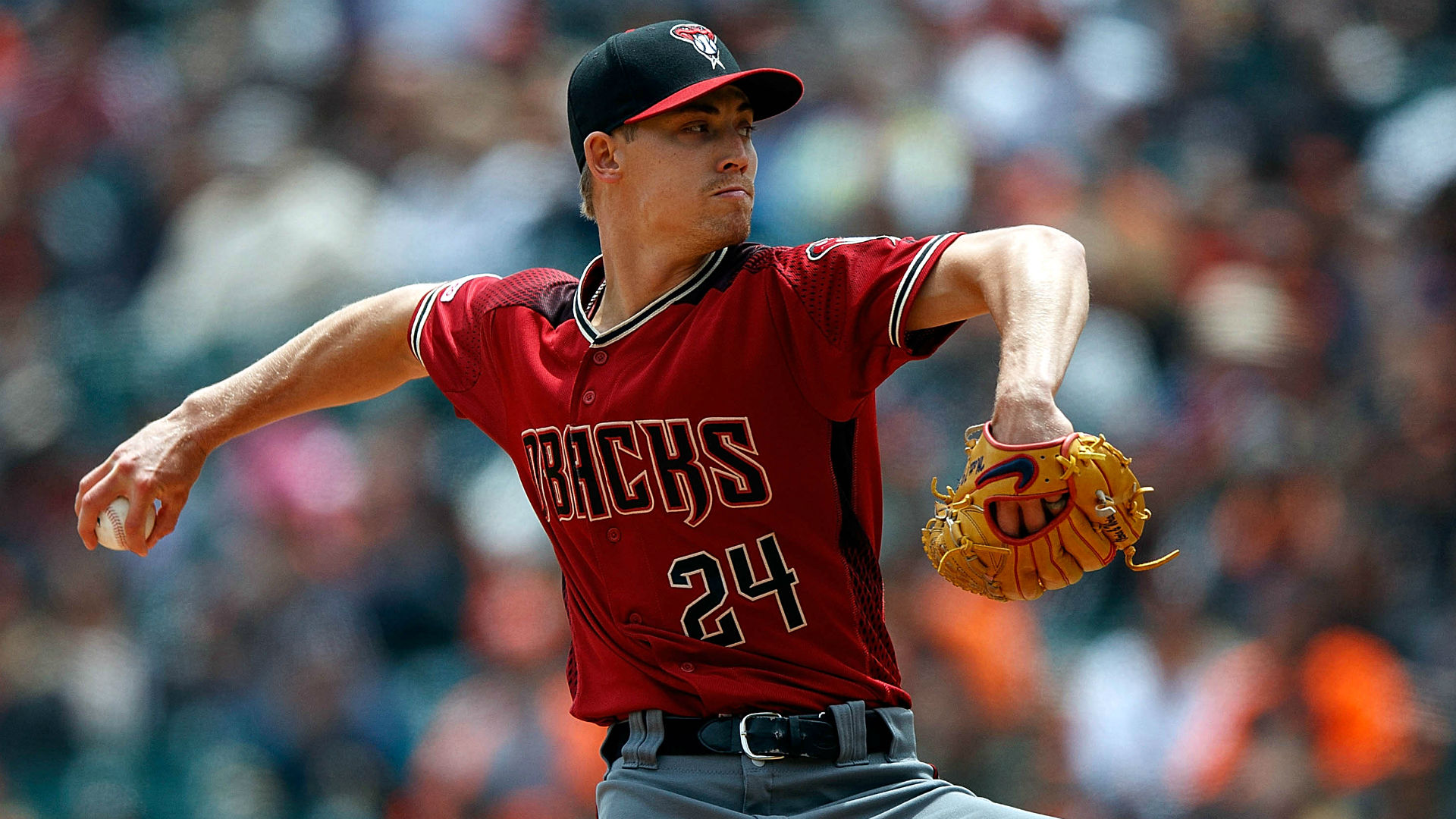 D-backs Luke Weaver leaves start with forearm tightness | Sporting News ...