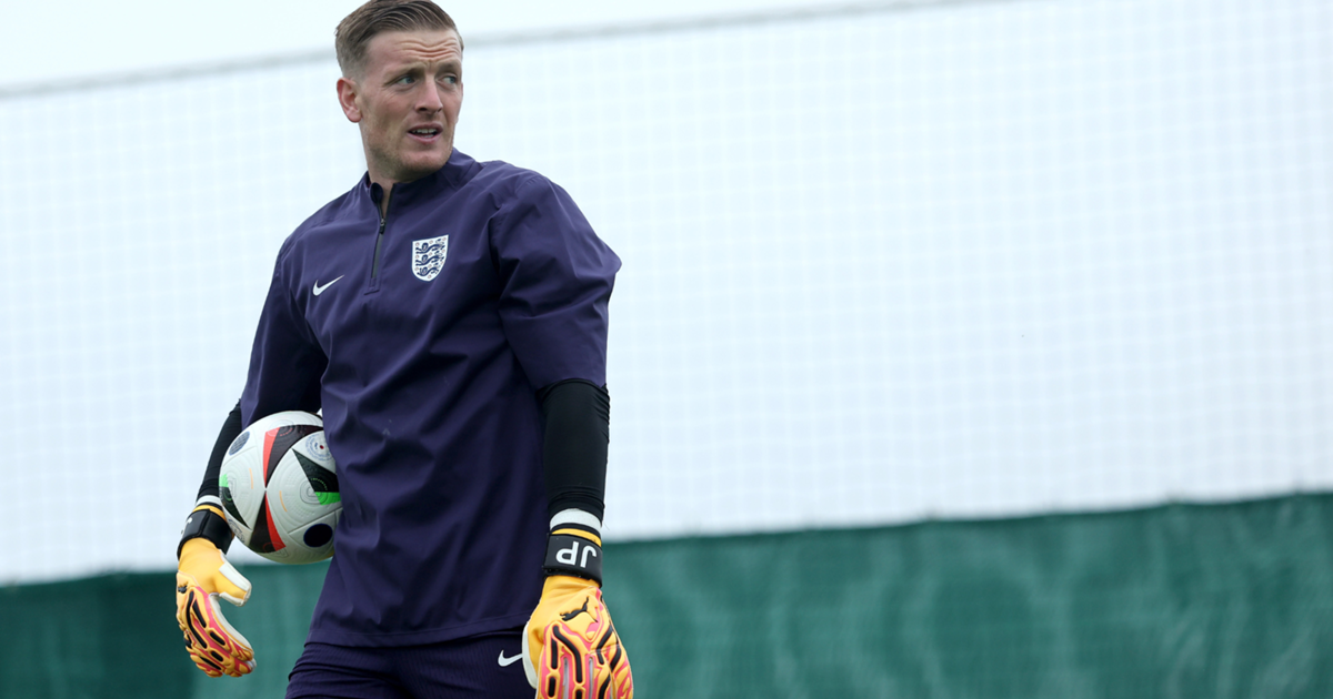 Pickford becomes England's record appearance maker at major tournaments