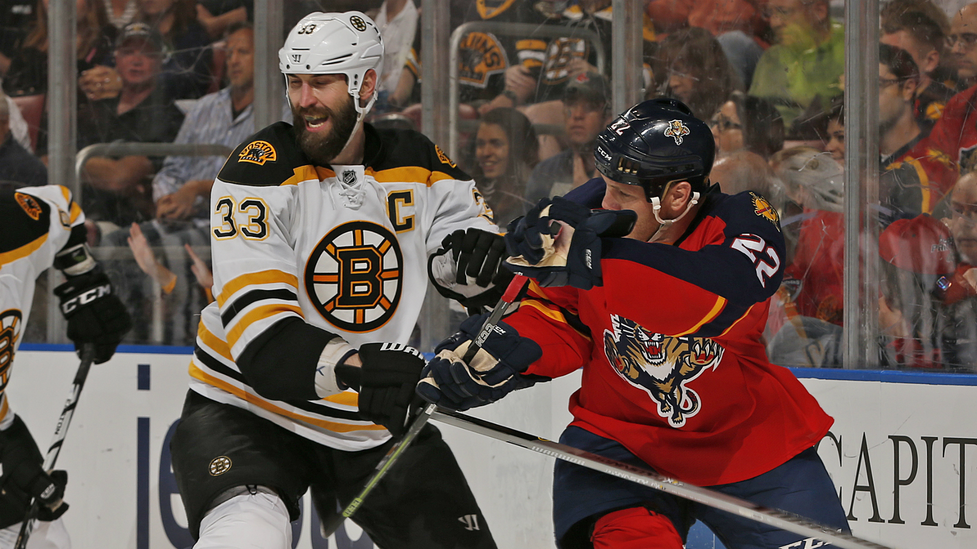 Boston Bruins captain Zdeno Chara played three NHL games with leg ...