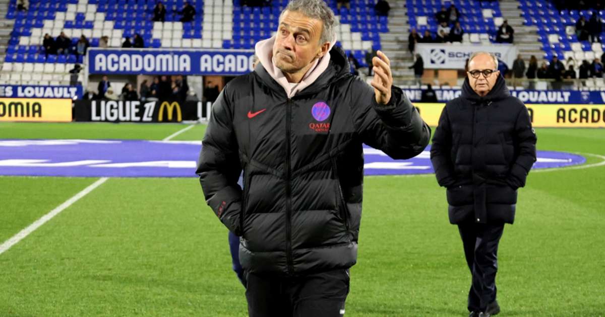 Luis Enrique admits PSG lacked confidence in narrow win at Auxerre