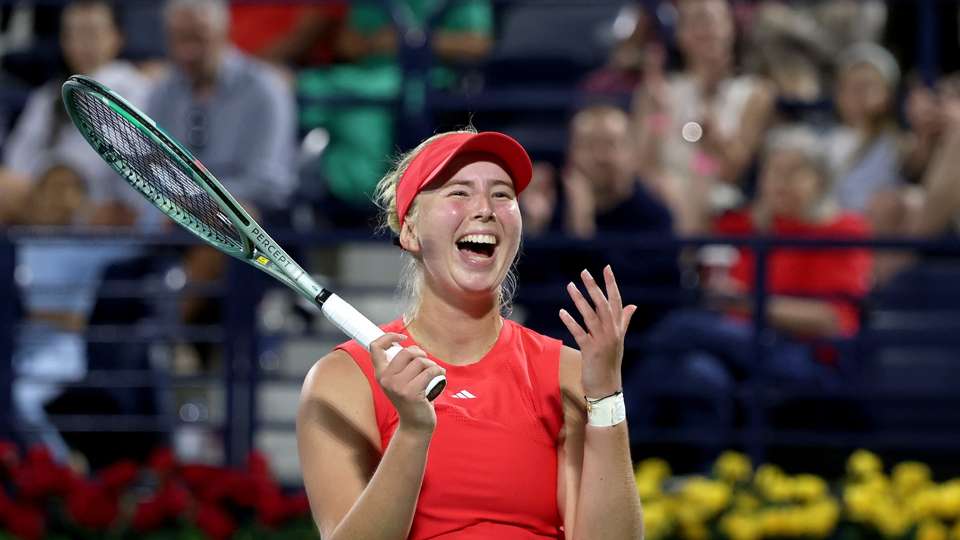 SportyTV | Tauson edges Muchova in Dubai to reach first WTA 1000 final