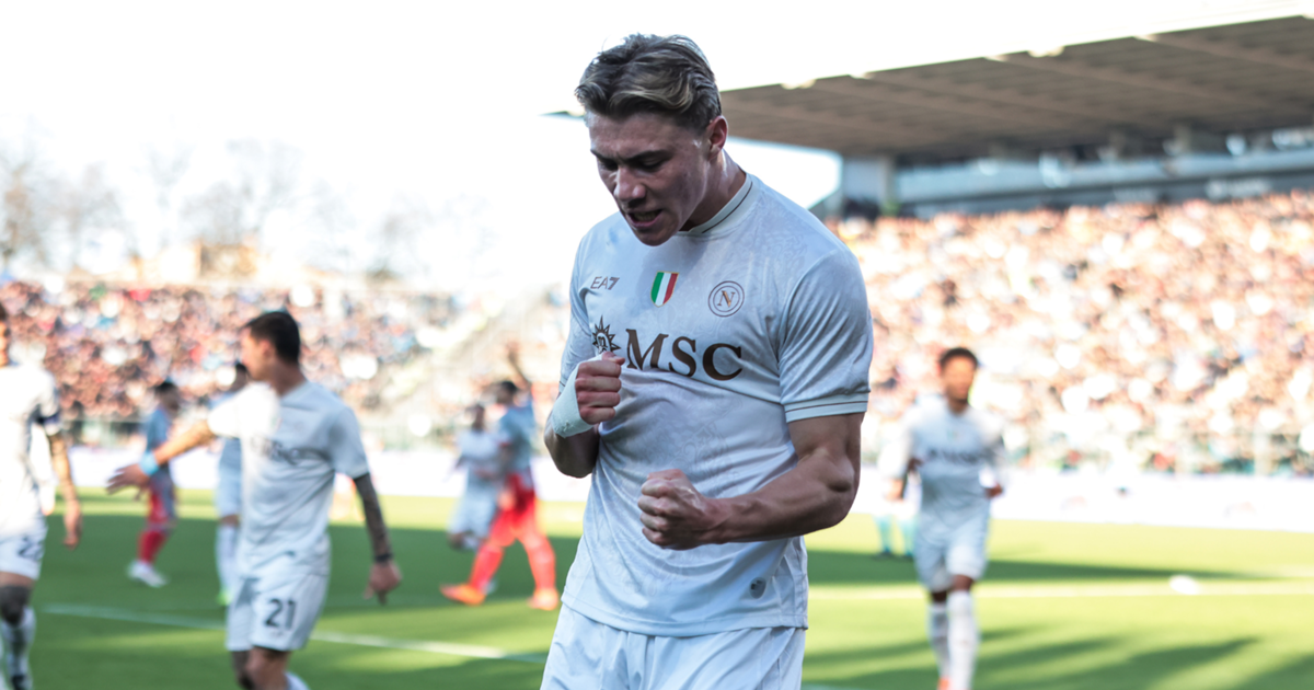 Stellini: el Nápoles espera convertir a Hojlund en un delantero completo