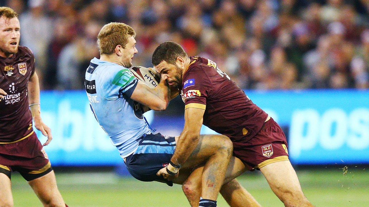 State of Origin: Greg Inglis whacks Tom Trbojevic with bone-rattling ...