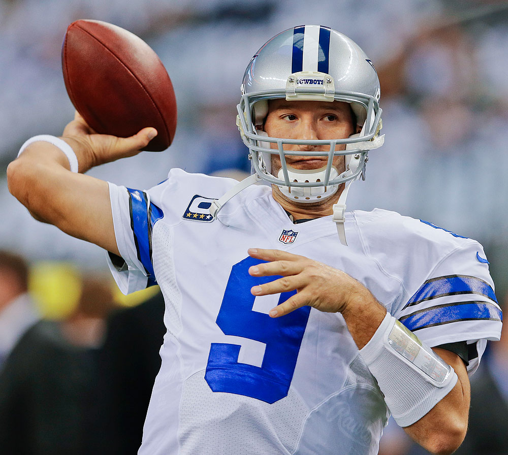 Tony Romo returns; good night for Cowboys QB, on balance | NFL ...