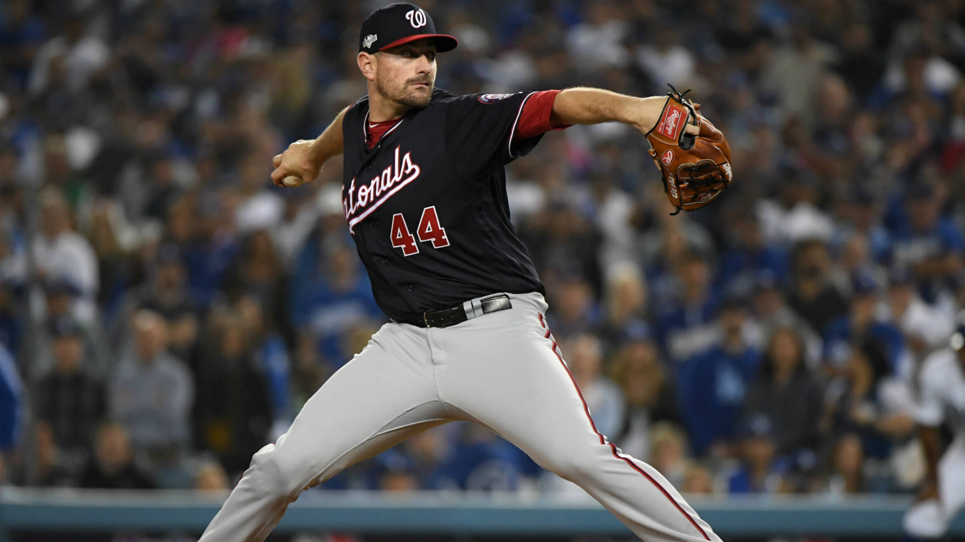 Nationals reliever Daniel Hudson arrives for Game 2 of NLCS, priorities ...
