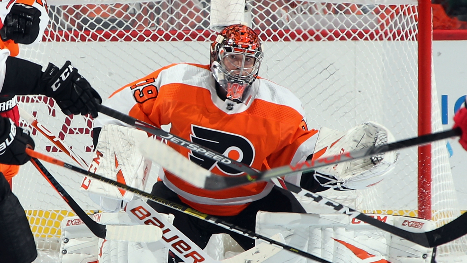 Flyers goalie Carter Hart records first career shutout, dazzles with ...