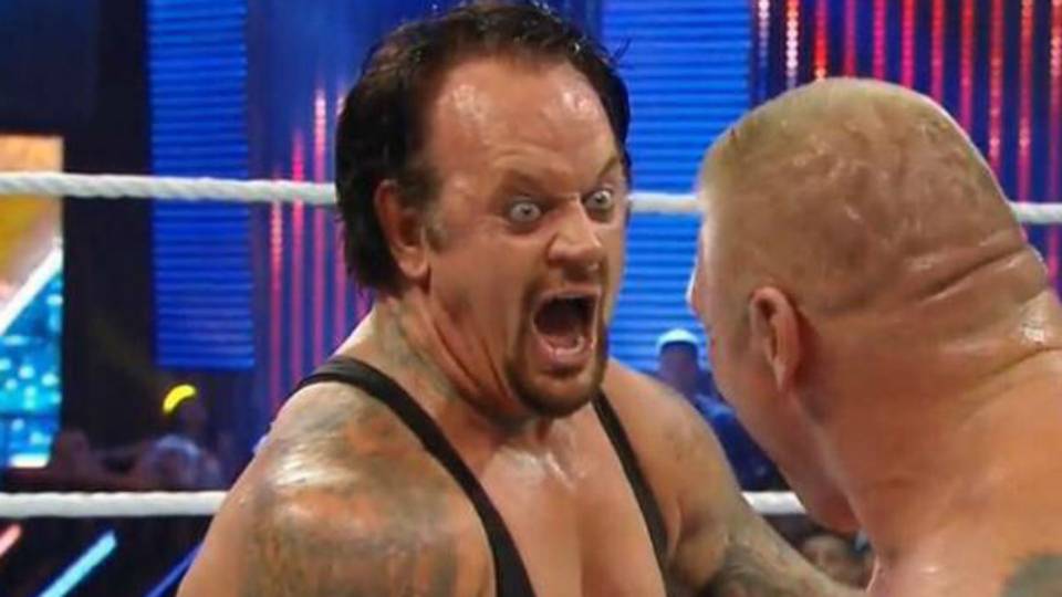 Undertaker's frightening face at WWE SummerSlam takes over Twitter ...